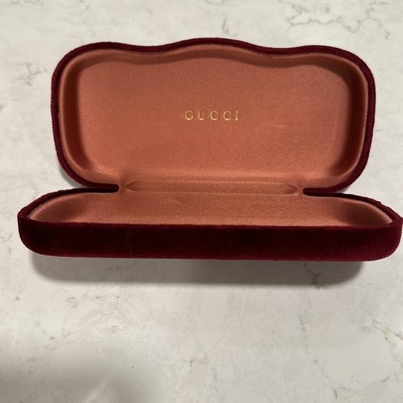 Gucci | Accessories | Authentic Gucci Clamshell Eyeglass Sunglass Case ...